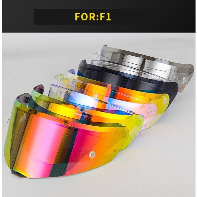SOMAN motorcycle helmet lens adaptation F1 full helmet day and night ...