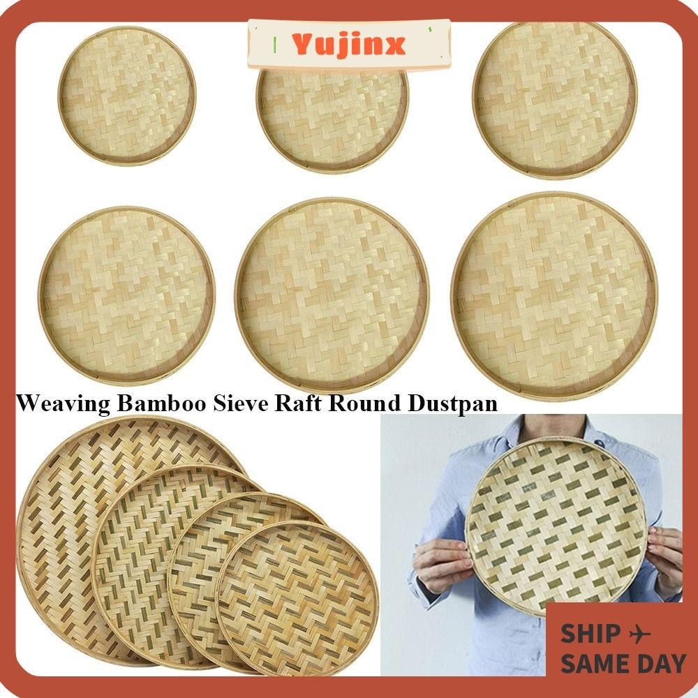 YUJINX Weaving Bamboo Sieve Arrival Kitchen Storage Fruit Bread Basket ...