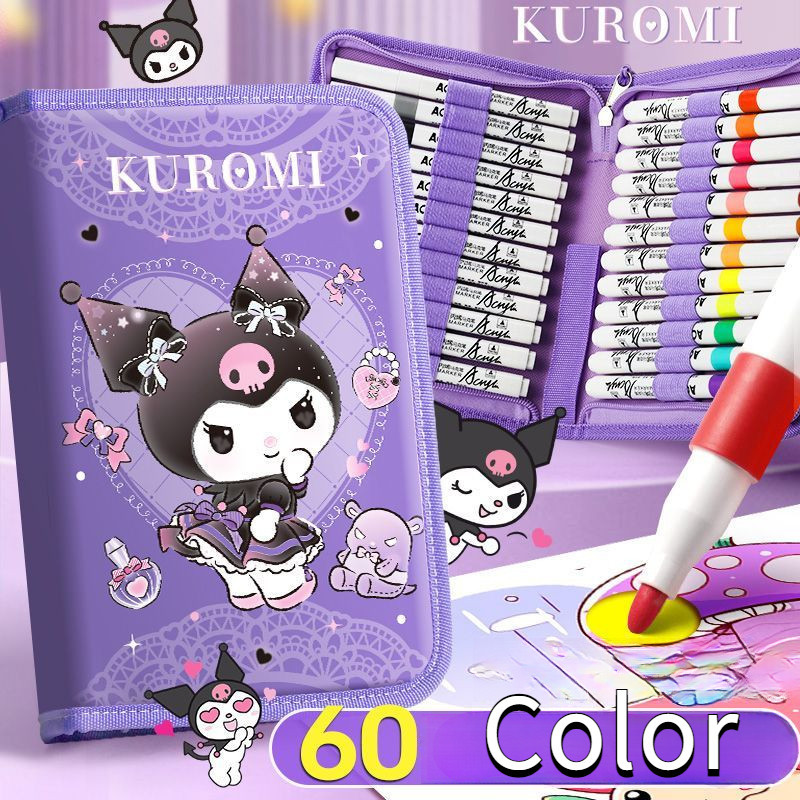 Kuromi Acrylic Marker Pen, Non-Bleeding, Layerable, Watercolor Pen ...