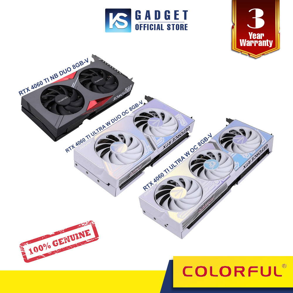 Colorful RTX 4060 Ti NB DUO 8GB-V | RTX 4060 Ti Ultra W DUO OC 8GB-V ...