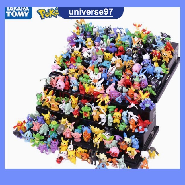 PING 24Pcs/Set Tomy Pokemon Figures Model Collection 2-3cm Pokémon ...