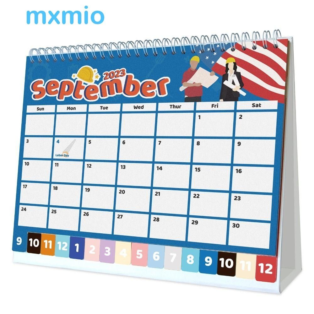 MXMIO 2024 Doodle Desk Calendar, Agenda Organizer Weekly Schedule Coil ...