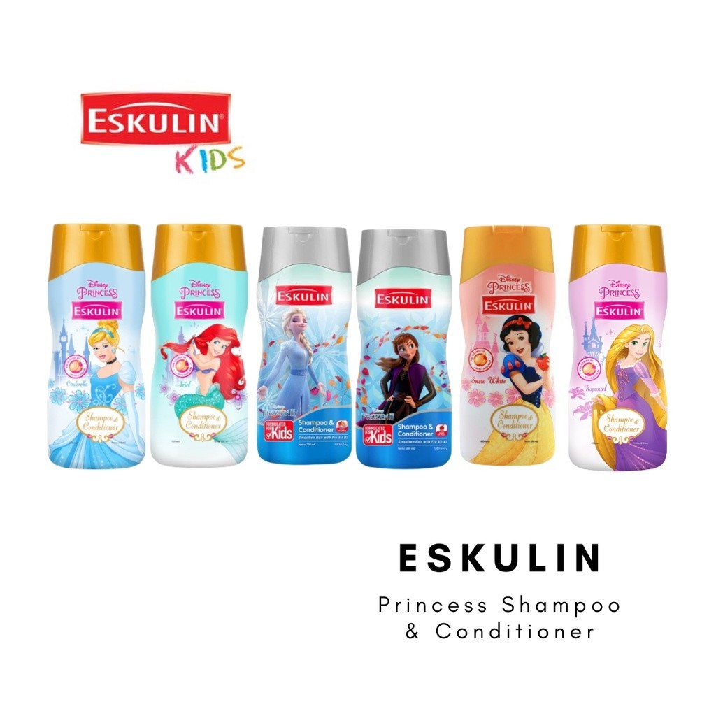 Eskulin Kids Princess Disney Kids Mickey Shampoo And Conditioner 200ML ...
