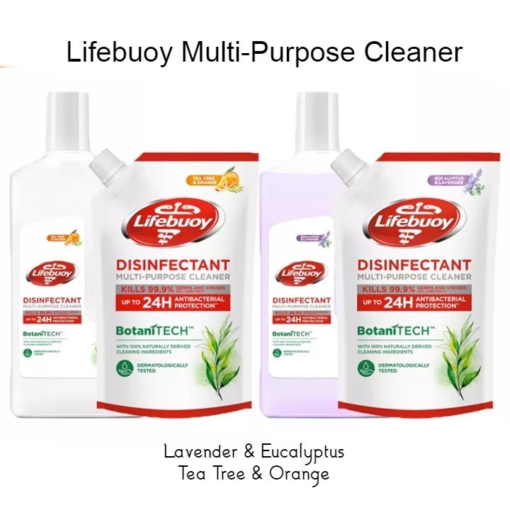 Lifebuoy Multi-Purpose Cleaner Lavender & Eucalyptus / Tea Tree ...