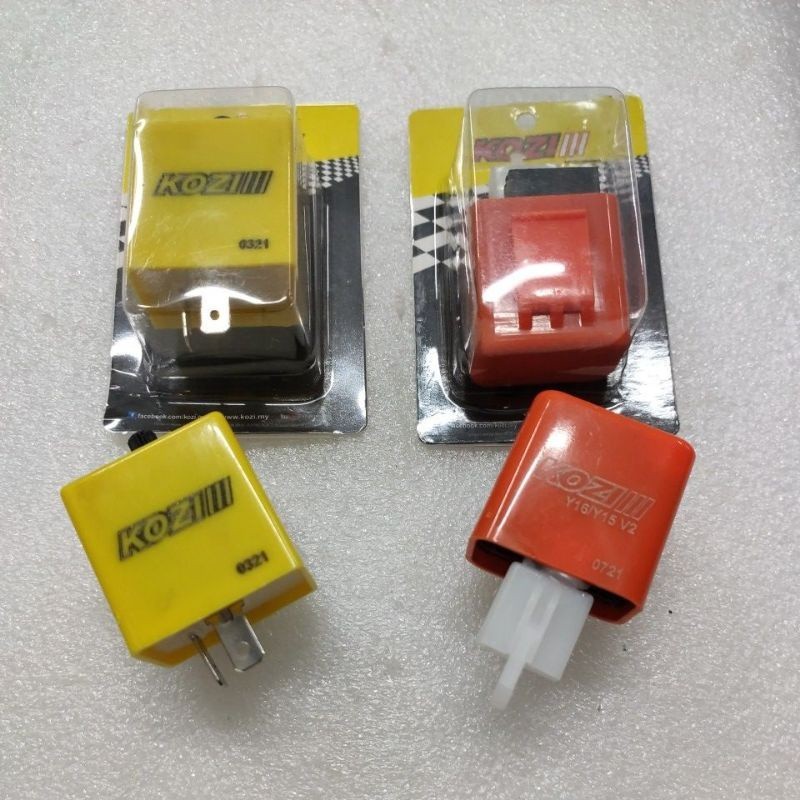 LED Signal Waterproof Flasher Condenser Adjustable Relay Motor Rs150 ...