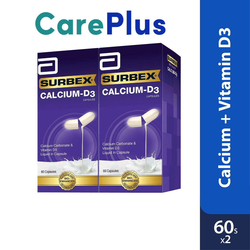 SURBEX CALCIUM-D3 60'SX2 | 60'S | Shopee Malaysia