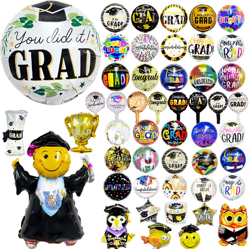 18 Inch Foil Balloon Congratulation Graduation Congrats Grad Good Luck ...