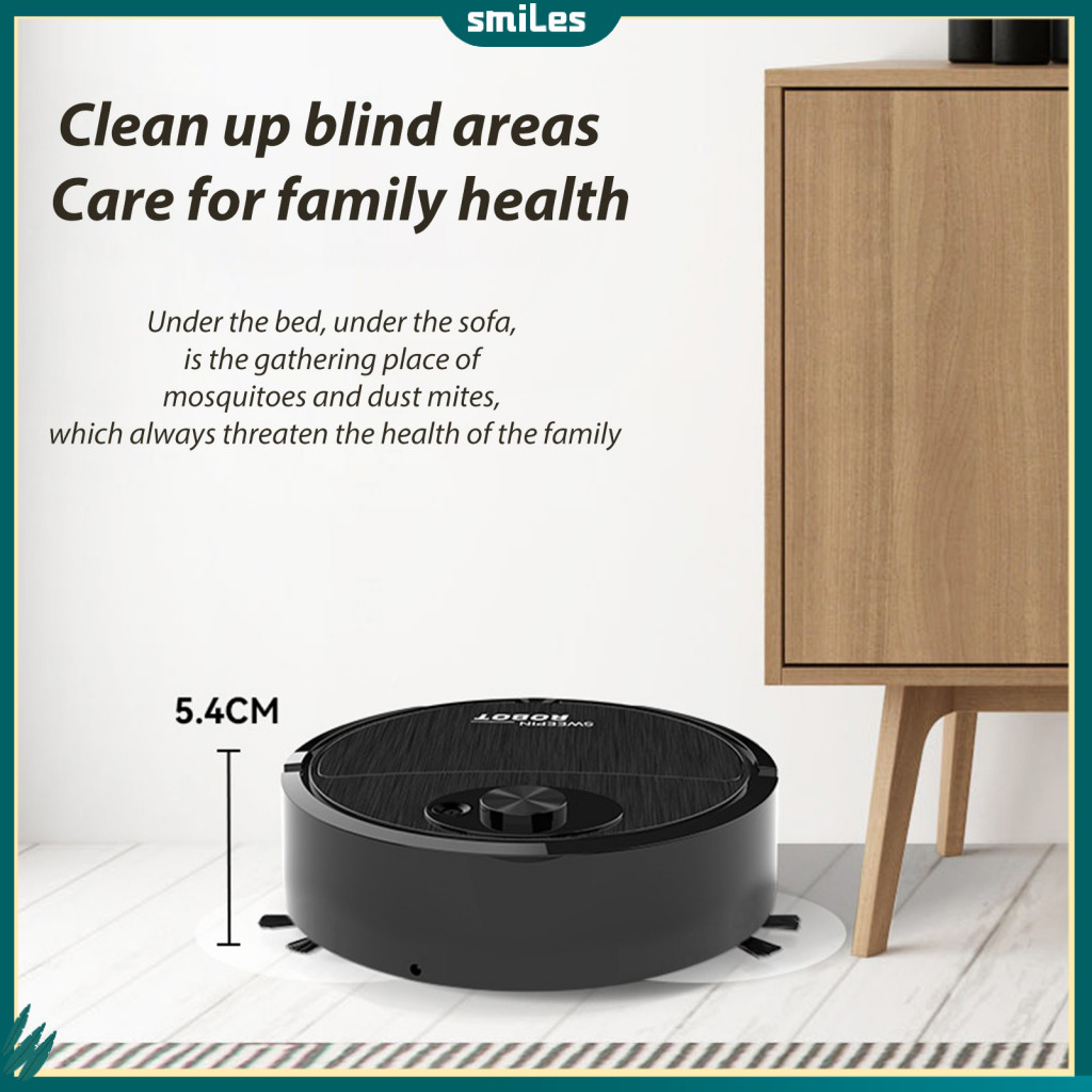 smiles| Efficient Floor Cleaning Robot Electric Vacuum Robot Powerful ...