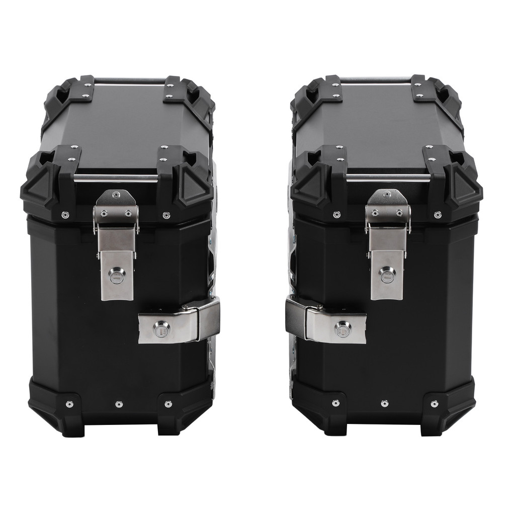 TMA~ Motorcycle Side Case With Security Lock And Handle 28L Aluminum ...