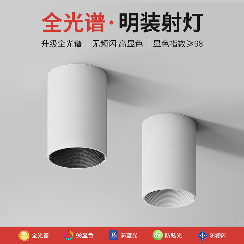 Surface Mounted Downlight led Long Barrel Anti-Glare Ready Stocklight ...