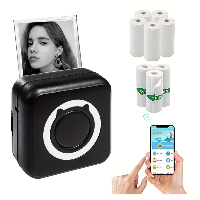 Sticker Printer - Mini Thermal Printer, Sticker Maker Machine, Portable ...