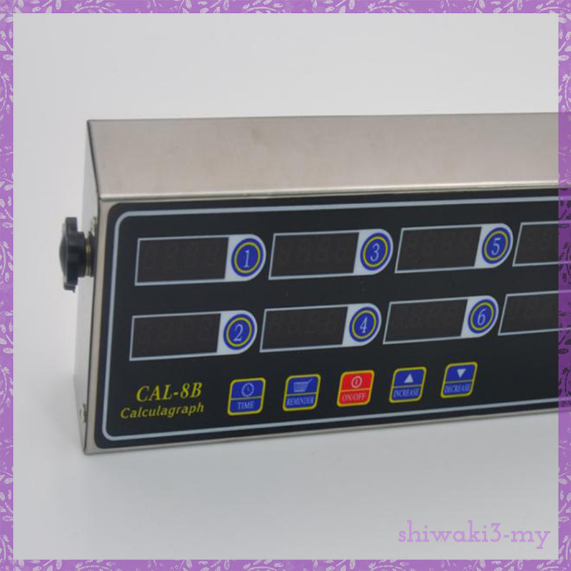 [ShiwakieaMY] CAL-8B Portable Calculagraph 8 Channel Digital Reminder ...