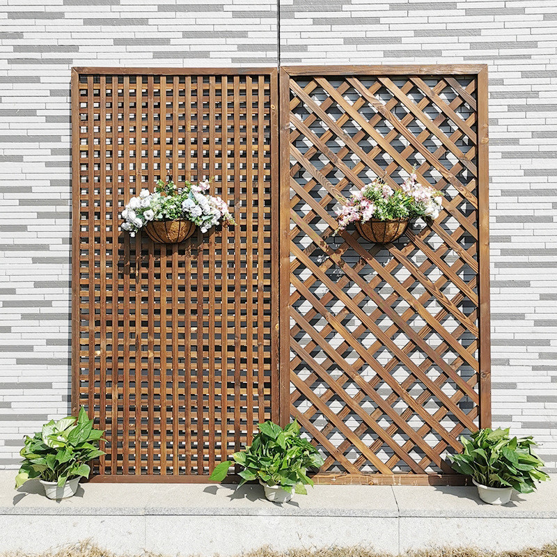 Courtyard Garden Decoration Guardrail Partition Flower Stand Rattan ...