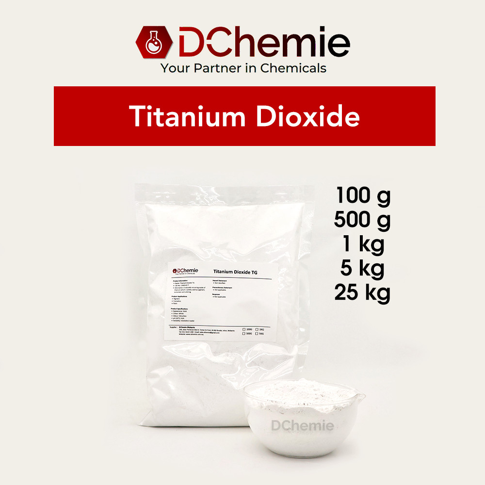 Titanium Dioxide - Food Application/ Pigment/ Cosmetics/ Paint | Shopee ...