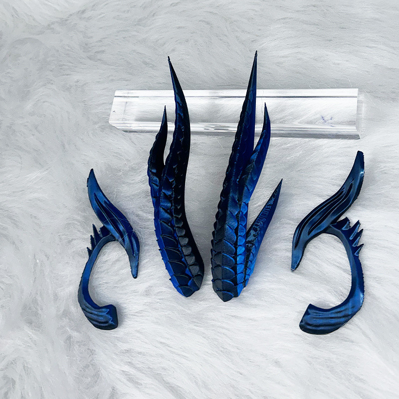 Nezha 2 Magic Boy Hai cos Ao Run cos Dragon Horn Accessories Character ...