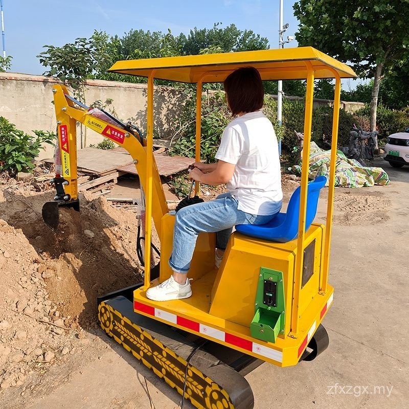 Square Stall Children's Excavator Amusement Scene Area Shopping Mall ...