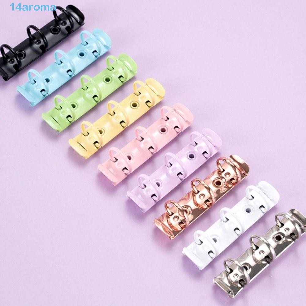 AROMA A8 Paper Binder Clips, DIY Detachable Metal Spiral Rings Binder ...