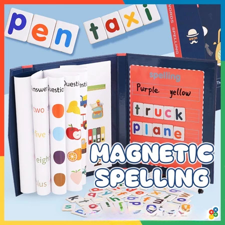 English Words Spelling Game 3D Magnetic Book English Alphabet Letter ...