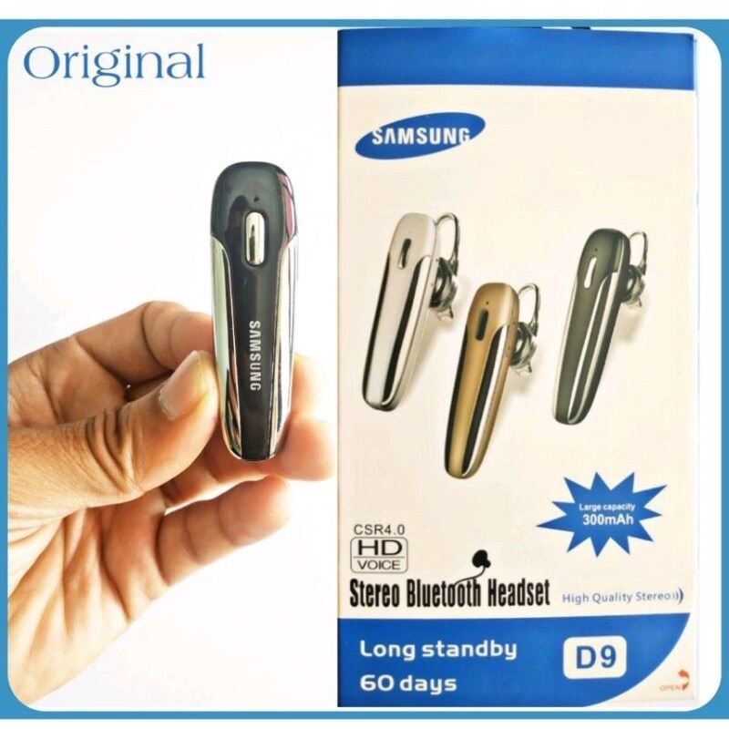 Samsung D9 original waterproof bluetooth headset.(Ready Stock) | Shopee ...