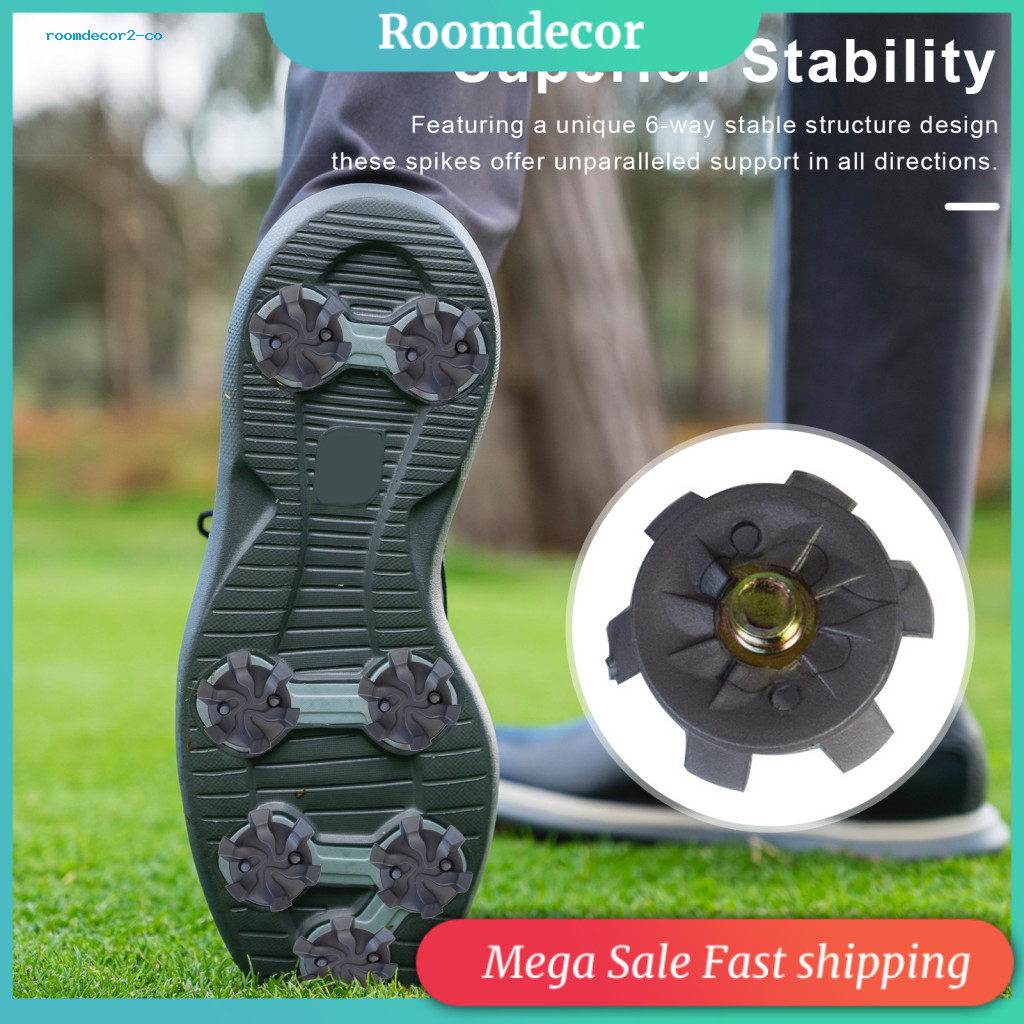 6-way Stability Design Spikes Golf Shoe Spikes Replacement 20pcs Golf ...