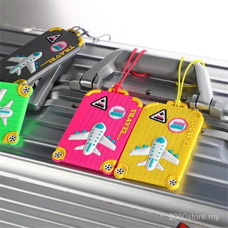 Advertising Luggage Tag Tag Anti-Lost Tag Boarding Pass Soft Rubber Tag ...
