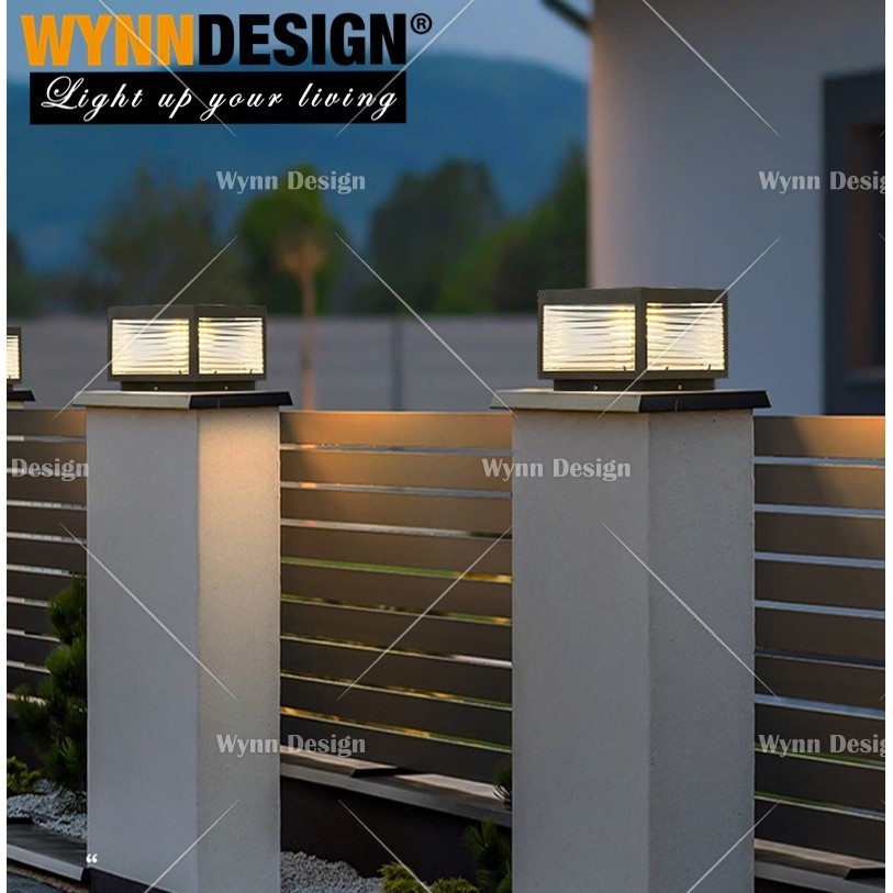 Wynn Design [40cm Outdoor Pillar Light] Gate Light Weather Proof Gate ...