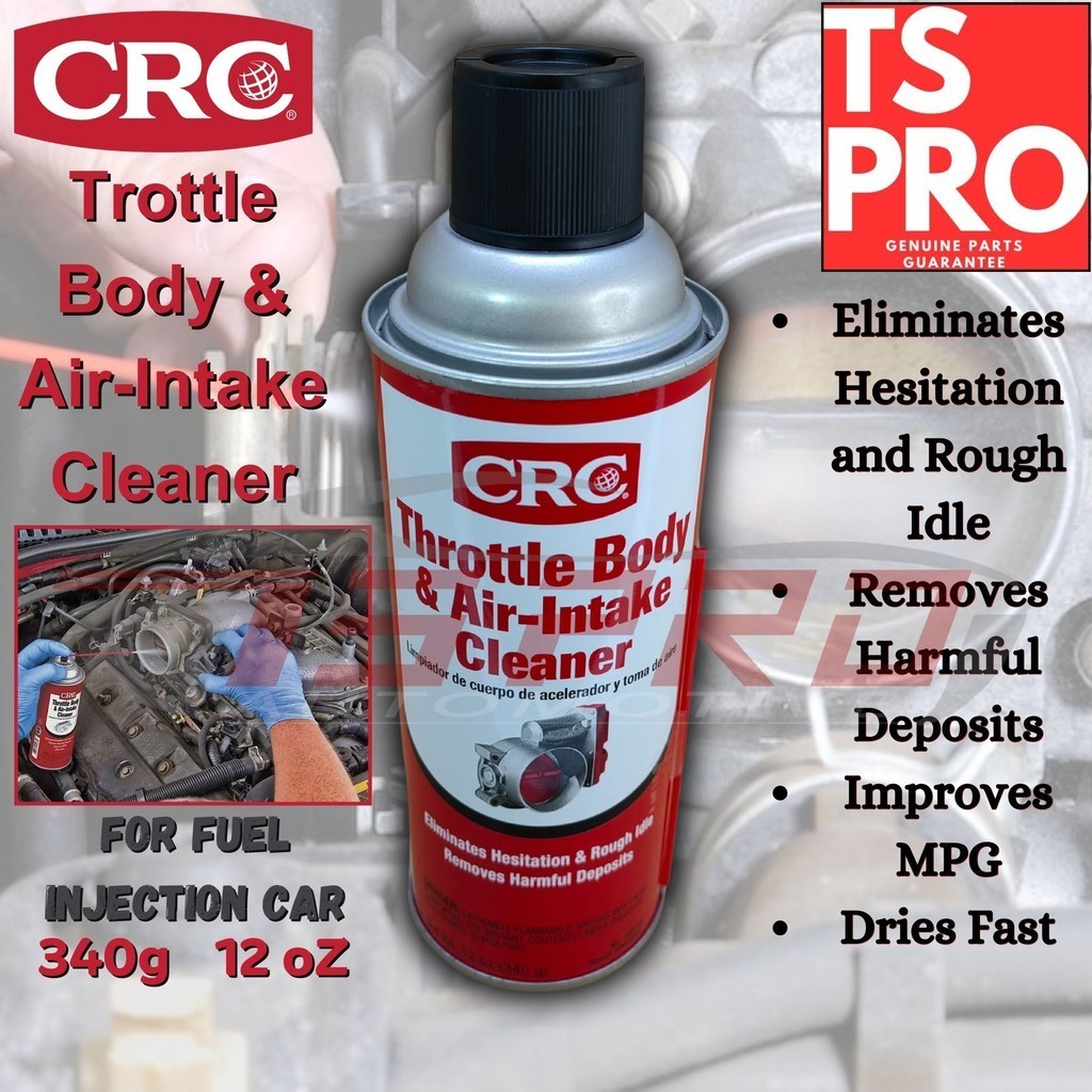CRC Throttle Body & Air-Intake Cleaner Spray 05078 340g 12oz- For All ...