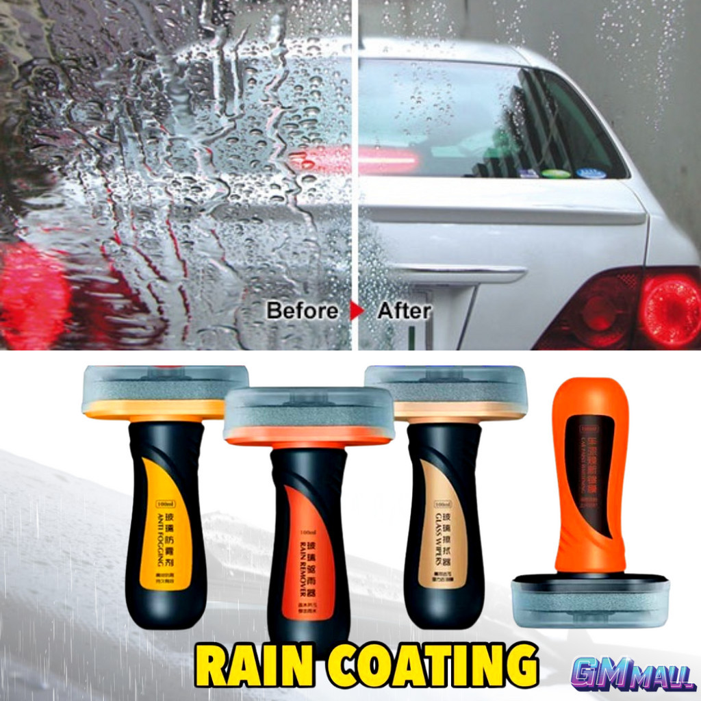 CAR WINDSCREEN COATING Rain Repellent Watermark Stain Clean Remover ...