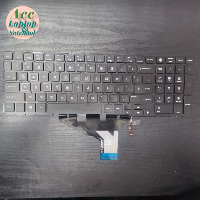 HP Omen 15-DH 15-DC 15T-DC 17-CB Black Backlight Keyboard | Shopee Malaysia
