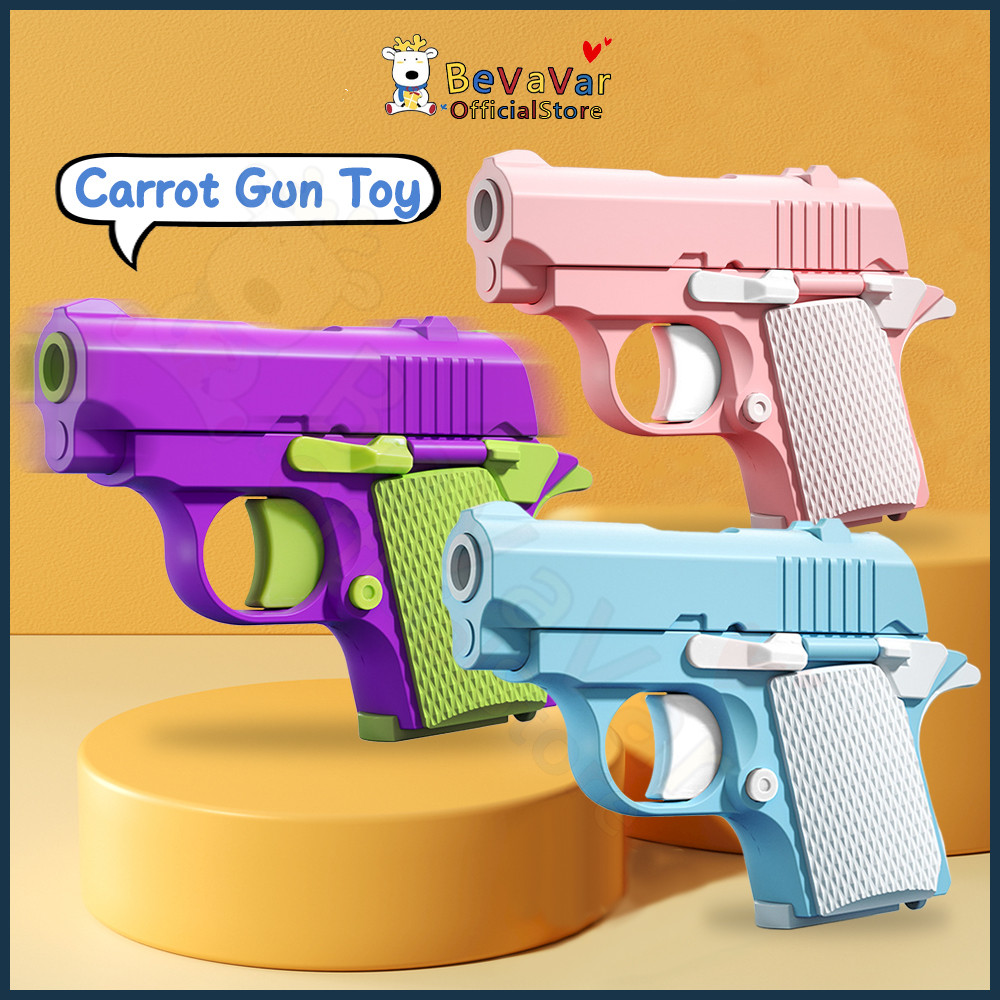 BEVAVAR 3D Mini Garrot Gun Toy Fluorescent Decompression Mini Gift ...