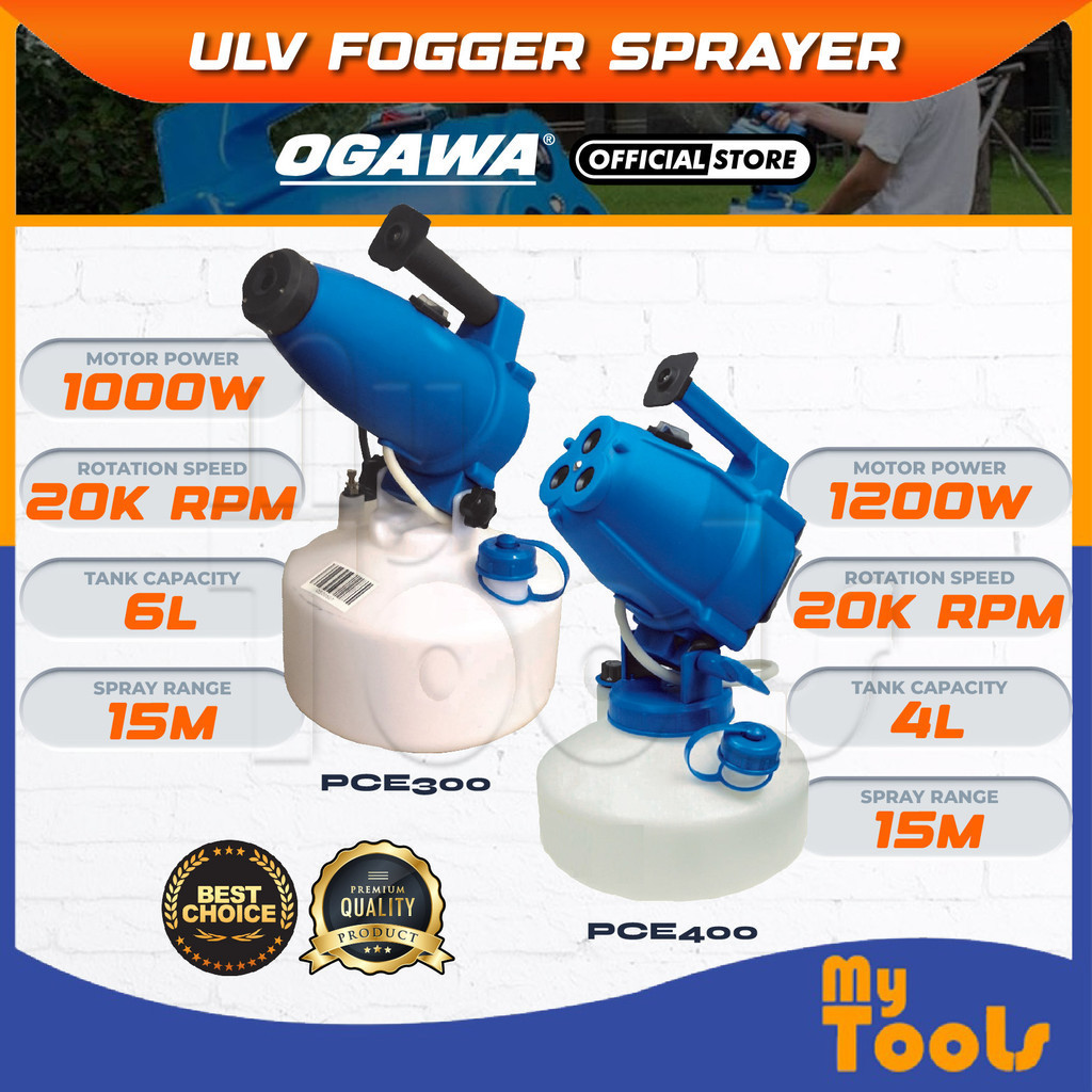 Mytools OGAWA ULV Fogger Sprayer PCE300 PCE400 Powerful Disinfectant ...