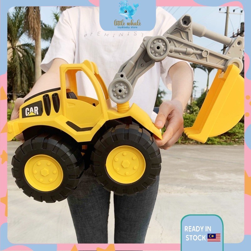 🐳EXTRA LARGE Kids Builder Construction Vehicle Car Toys Excavator ...