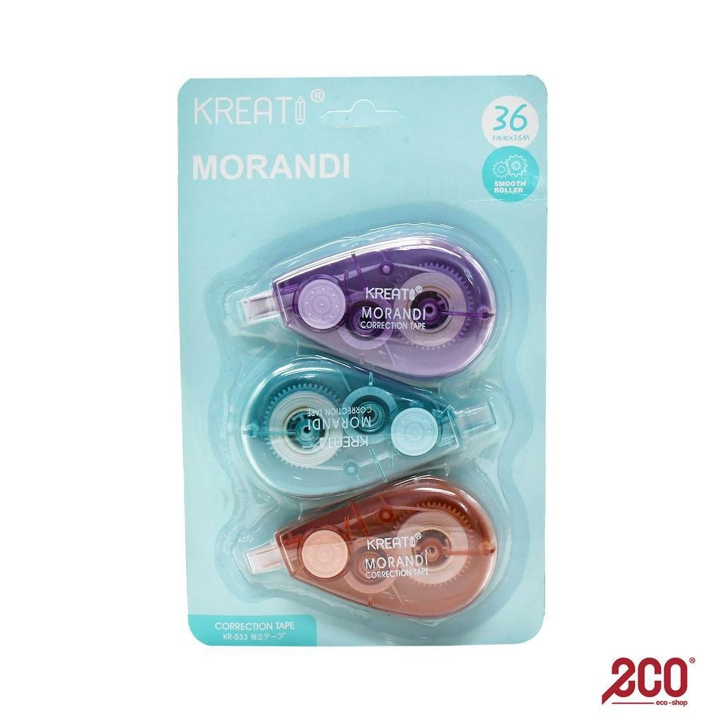Kreati Correction Tape 36m x 5mm (3pcs/pack) - AE-L010-T03-11 | Shopee ...