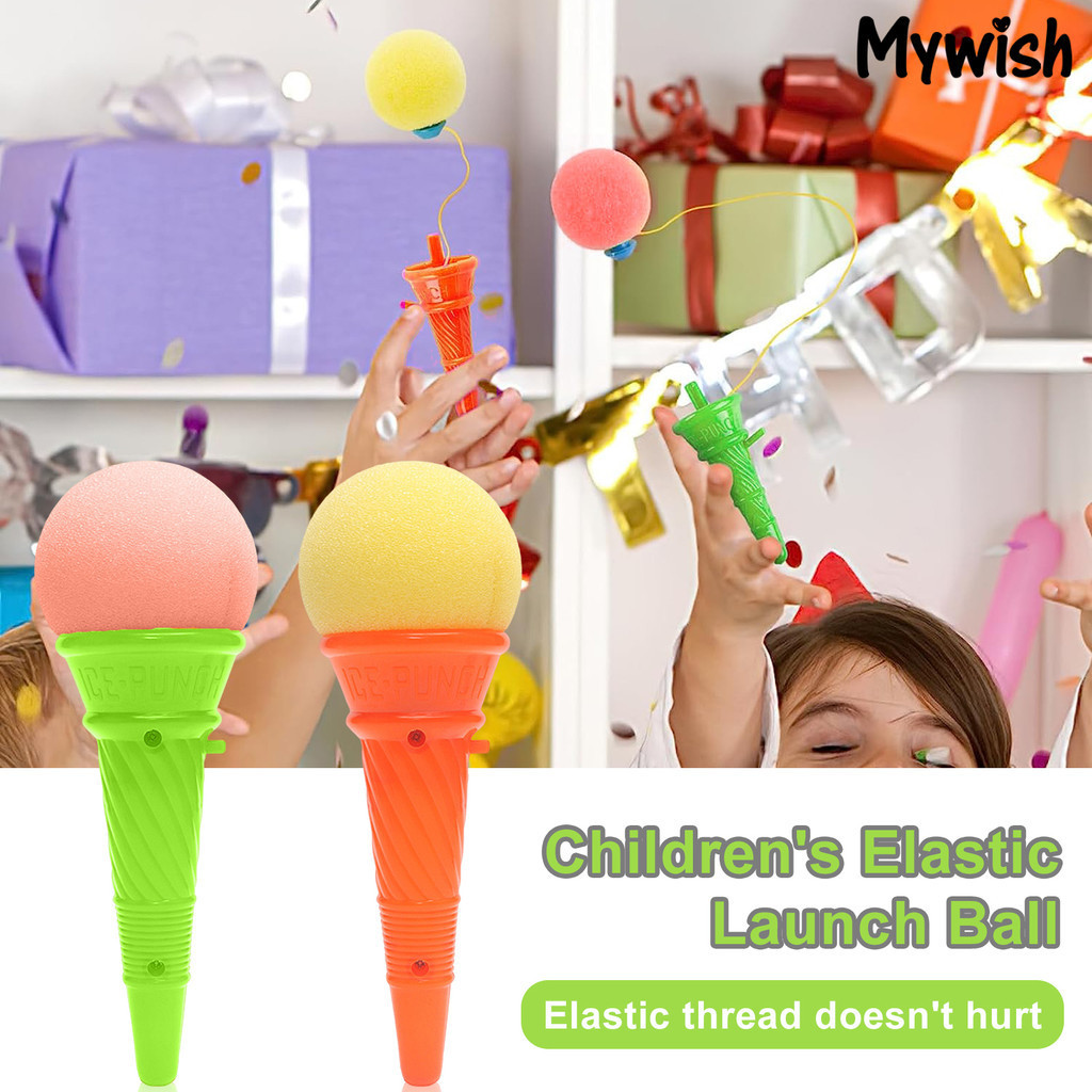 [MY]Catapult Ball Toy Fun Foam Ball Ice Cream Shooter Party Favors ...