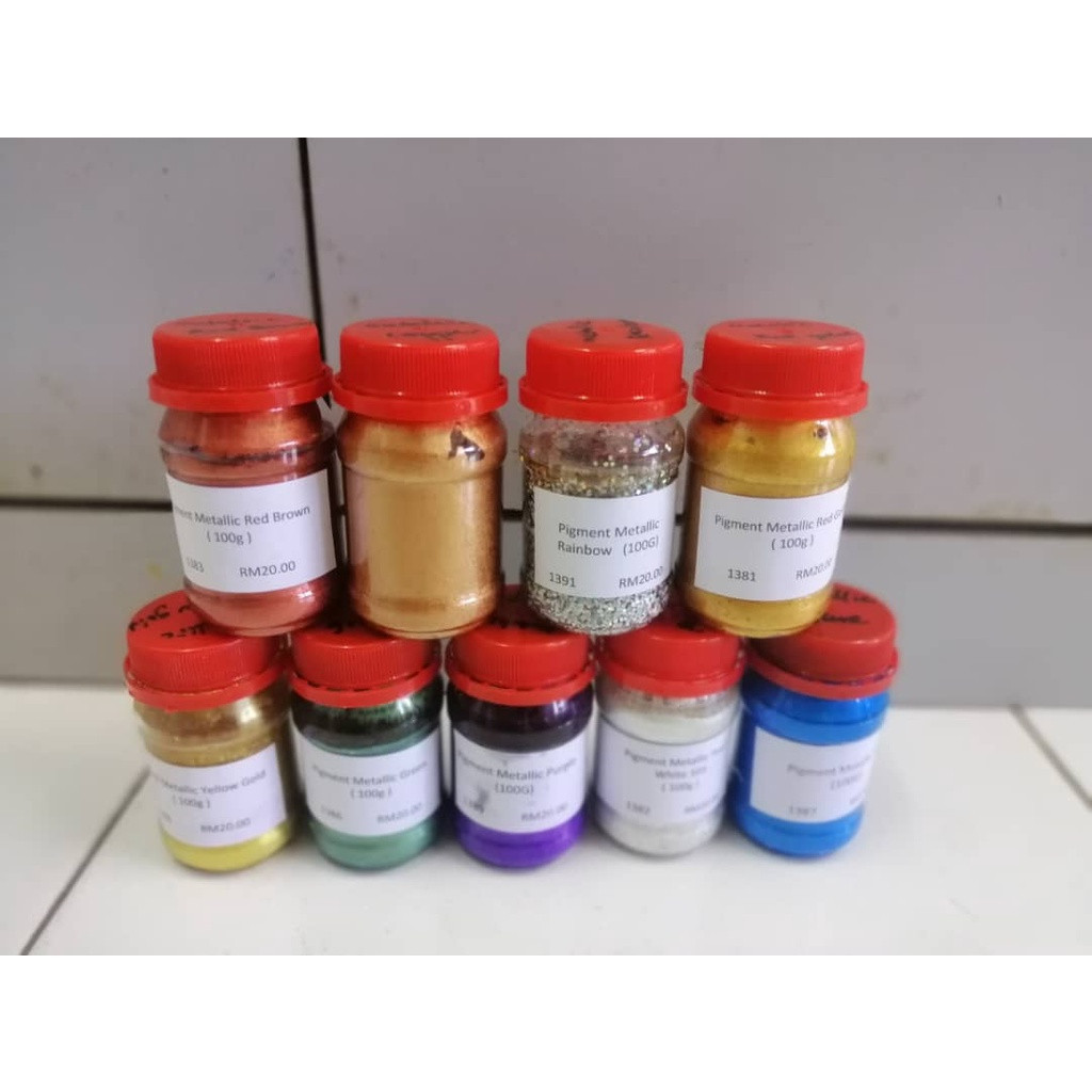 Pigment Metallic Colors Paste 100g (Suitable For Polyester Resin ,Epoxy ...