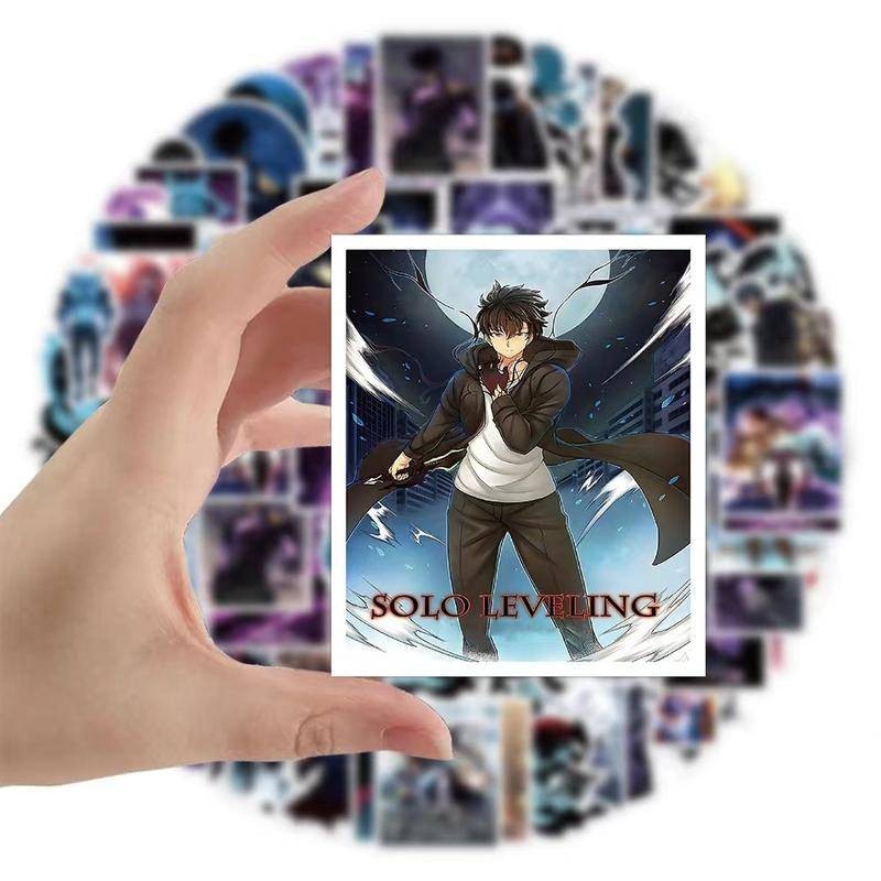 50 Pieces Anime Solo Leveling Na Honjaman Level Up Stickers Cool DIY ...