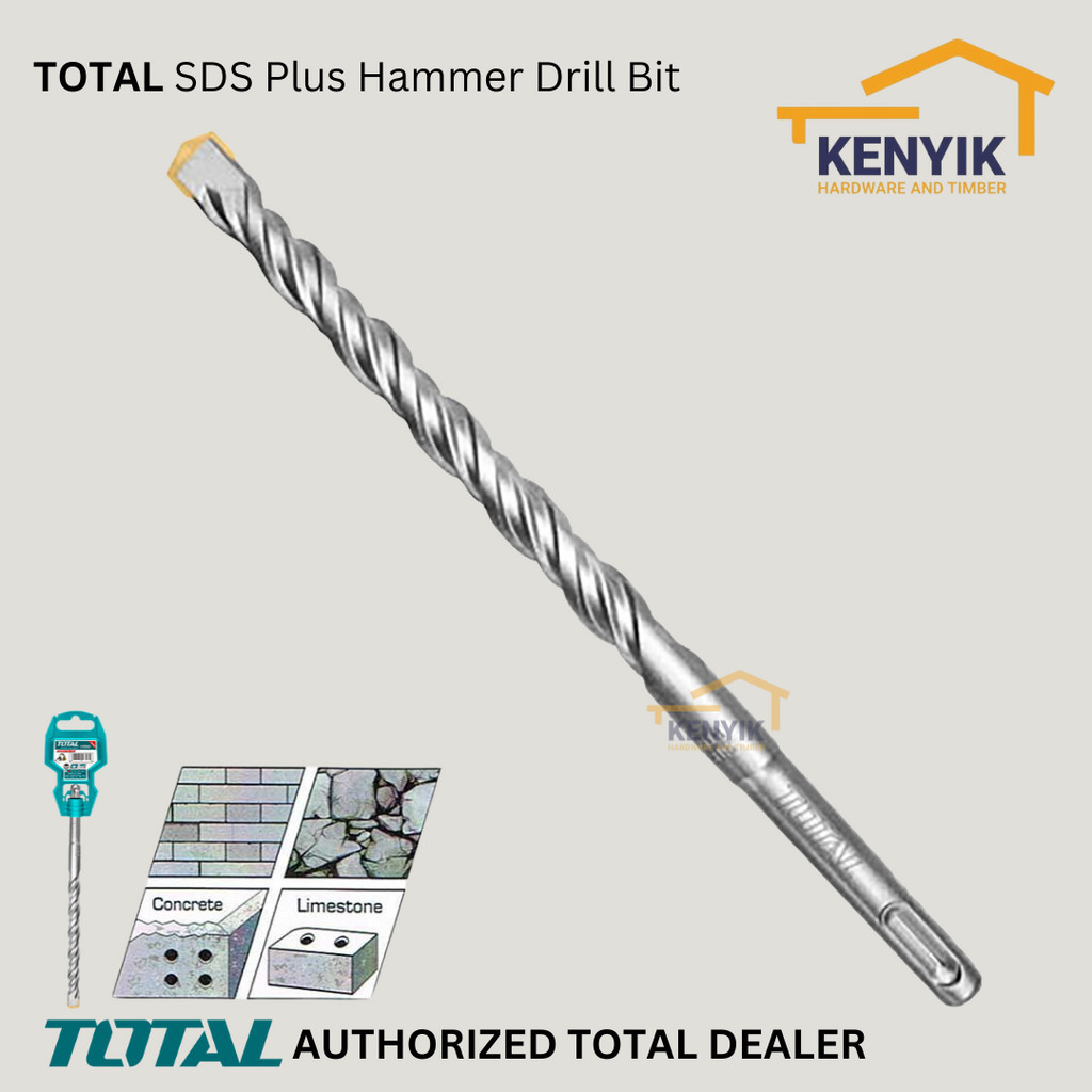 TOTAL SDS Plus Hammer Drill Bit | Shopee Malaysia