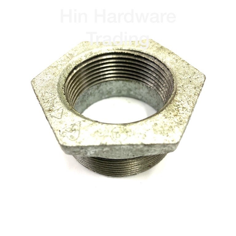 80mm Galvanized Iron ( GI ) Pipe Fitting Reducing Bush / Bush Besar ke ...