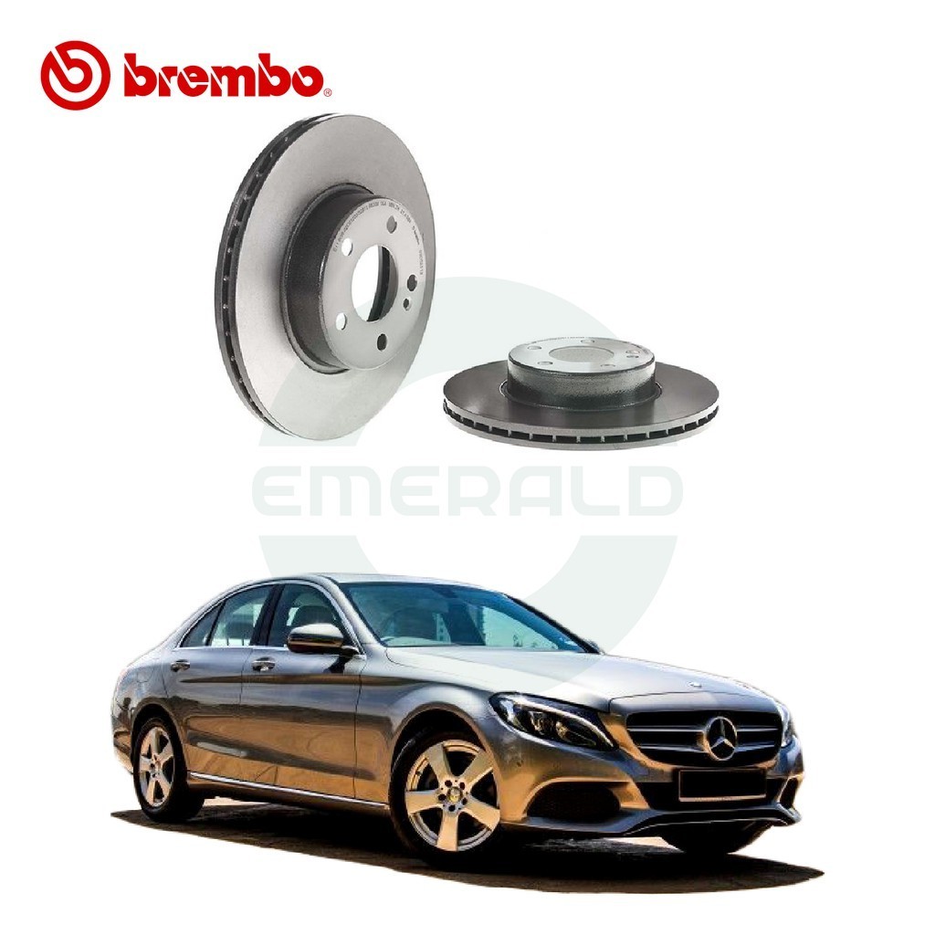 BREMBO Front Brake Disc (2pcs) For Mercedes Benz C-CLASS W205 C180 ...