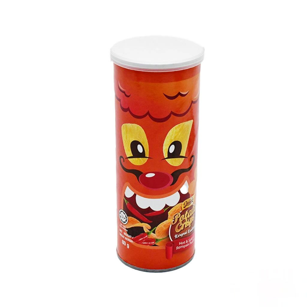 Delicies Hot & Spicy Flavour Potato Crisps (80g) | Shopee Malaysia
