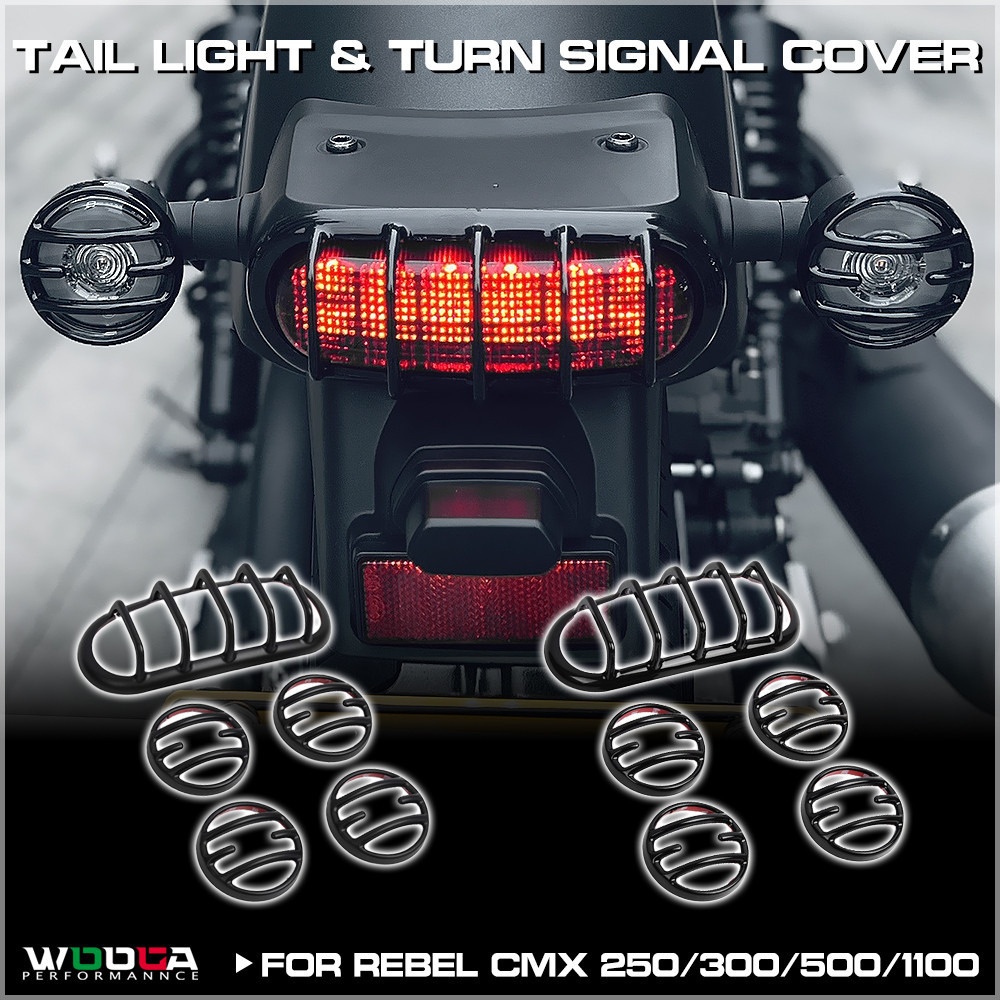Tail Light Turn Light Cover For Honda Rebel CMX 250 300 500 1100 2020 ...