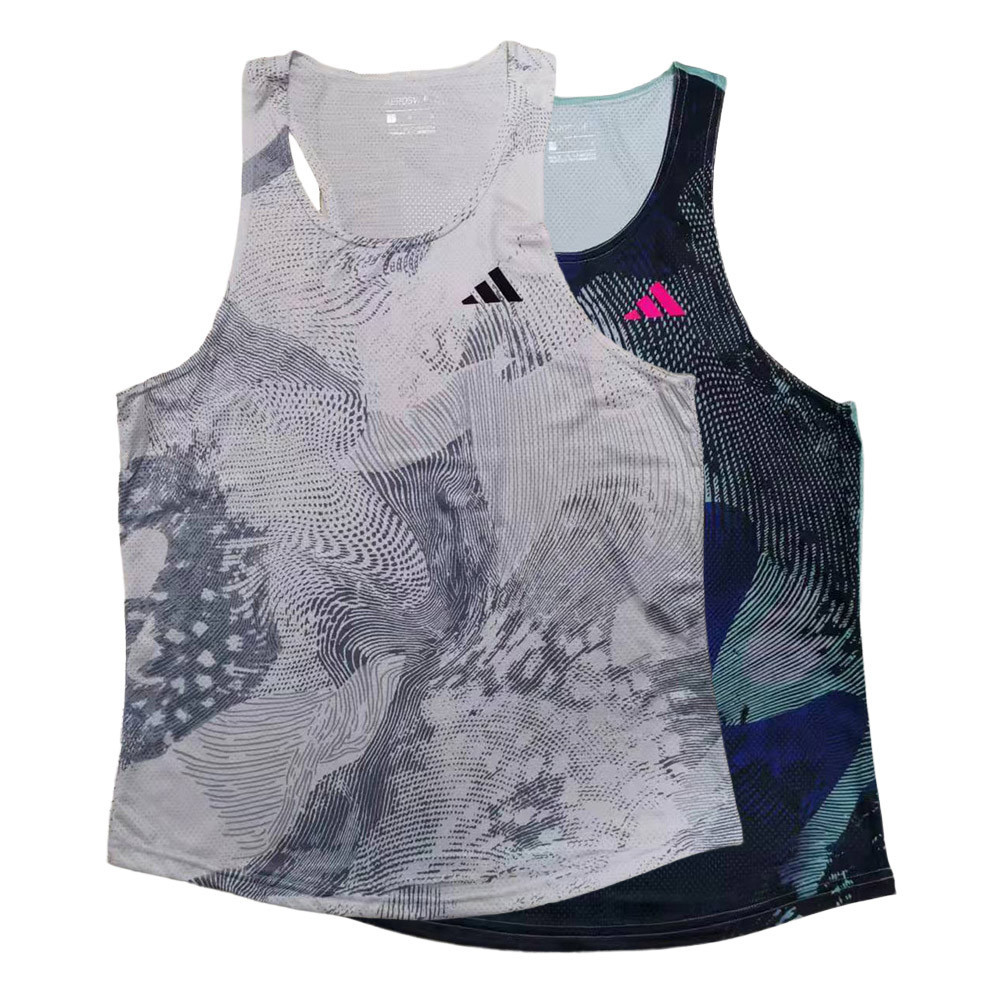 New Men's Track and Field Running Vest Quick Drying Vest Sleeveless ...
