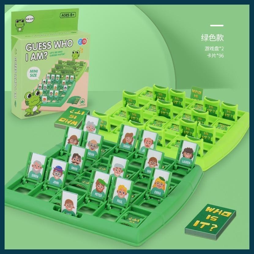 Guess Who I am Family Memory Guessing Game Funny Montessori Antistress ...