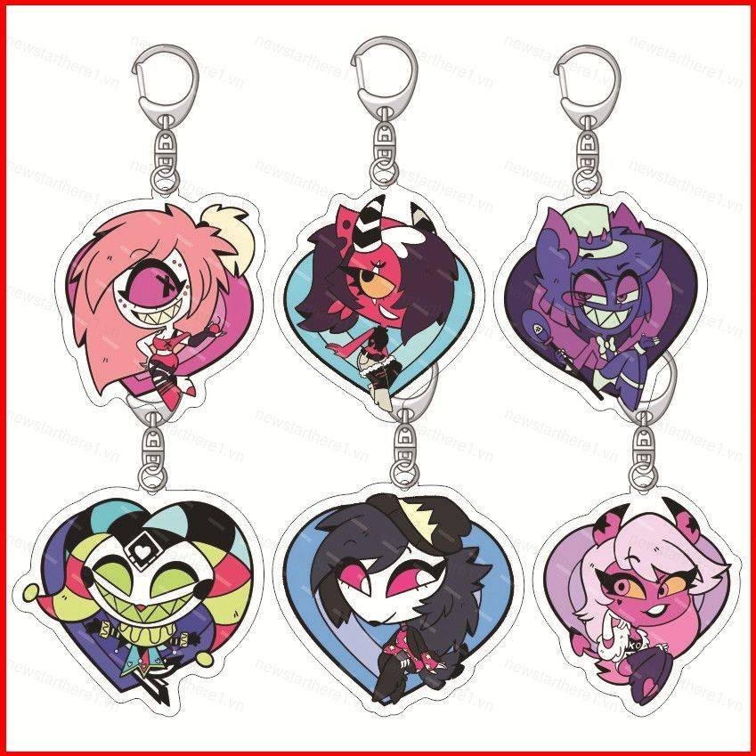 Ere1 Hazbin Hotel Charlie Morningstar Vaggie Angel Dust Alastor acylic ...