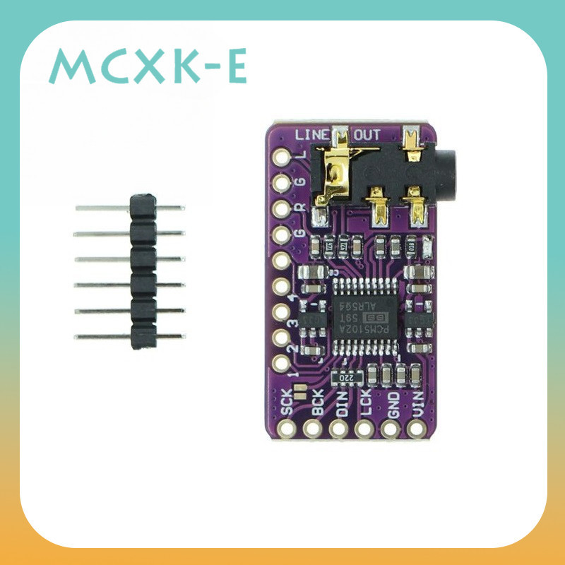 MCXK-E Interface I2S PCM5102A DAC Decoder GY-PCM5102 I2S Player Module ...