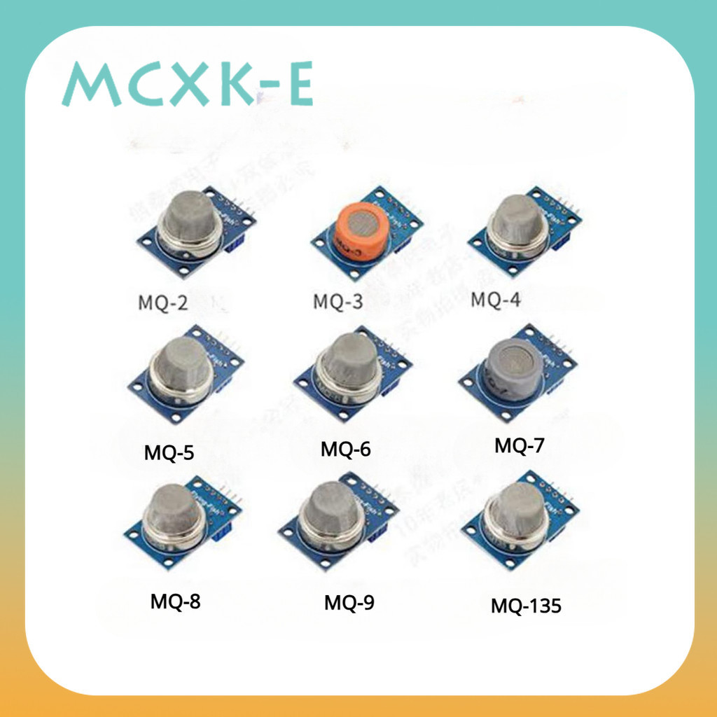 MQ Gas Detector Sensor MQ-2 MQ-3 MQ-4 MQ-5 MQ-6 MQ-7 MQ-8 MQ-9 MQ-135 ...