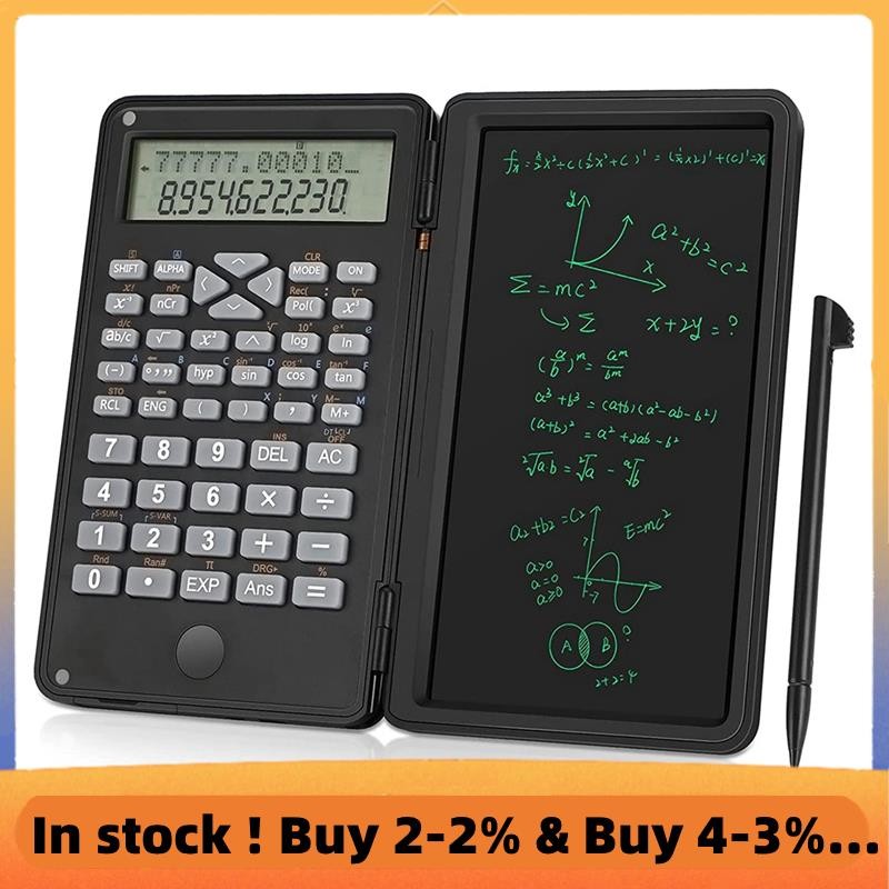 Scientific Calculators, 12-Digit, Foldable Financial Calculator, LCD ...