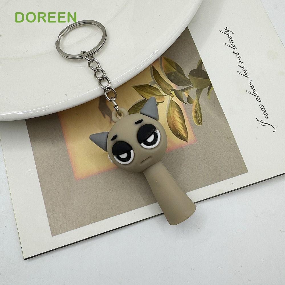 DOREEN Game Sprunki Keychain, Bag Decor Cartoon Oren Raddy Doll Keyring ...