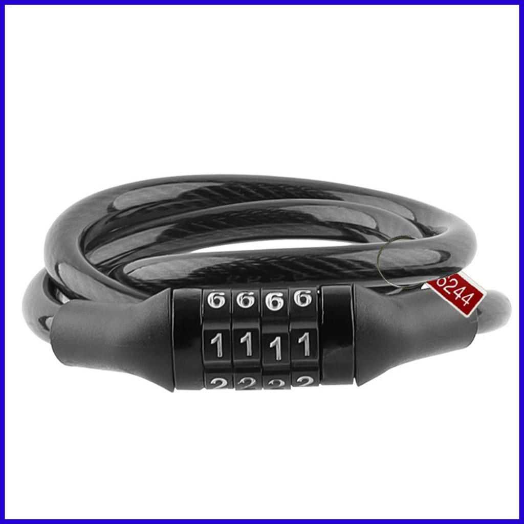 Biking Combination Lock 4 Digit Secure Lock Outdoor Anti-Theft ...