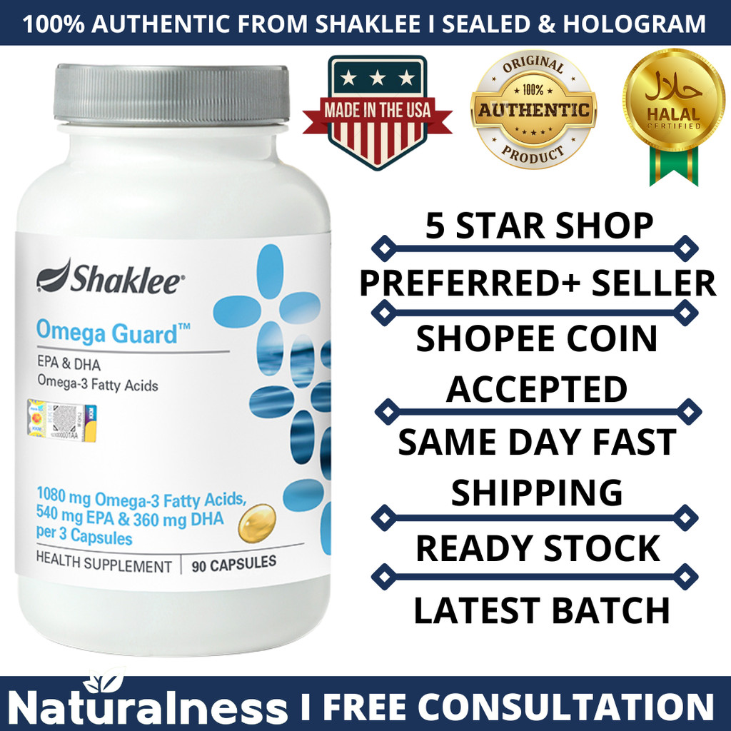 (Exp: May 2026) Shaklee ORIGINAL HQ - Omega Guard PREMIUM SUPPLEMENTS ...